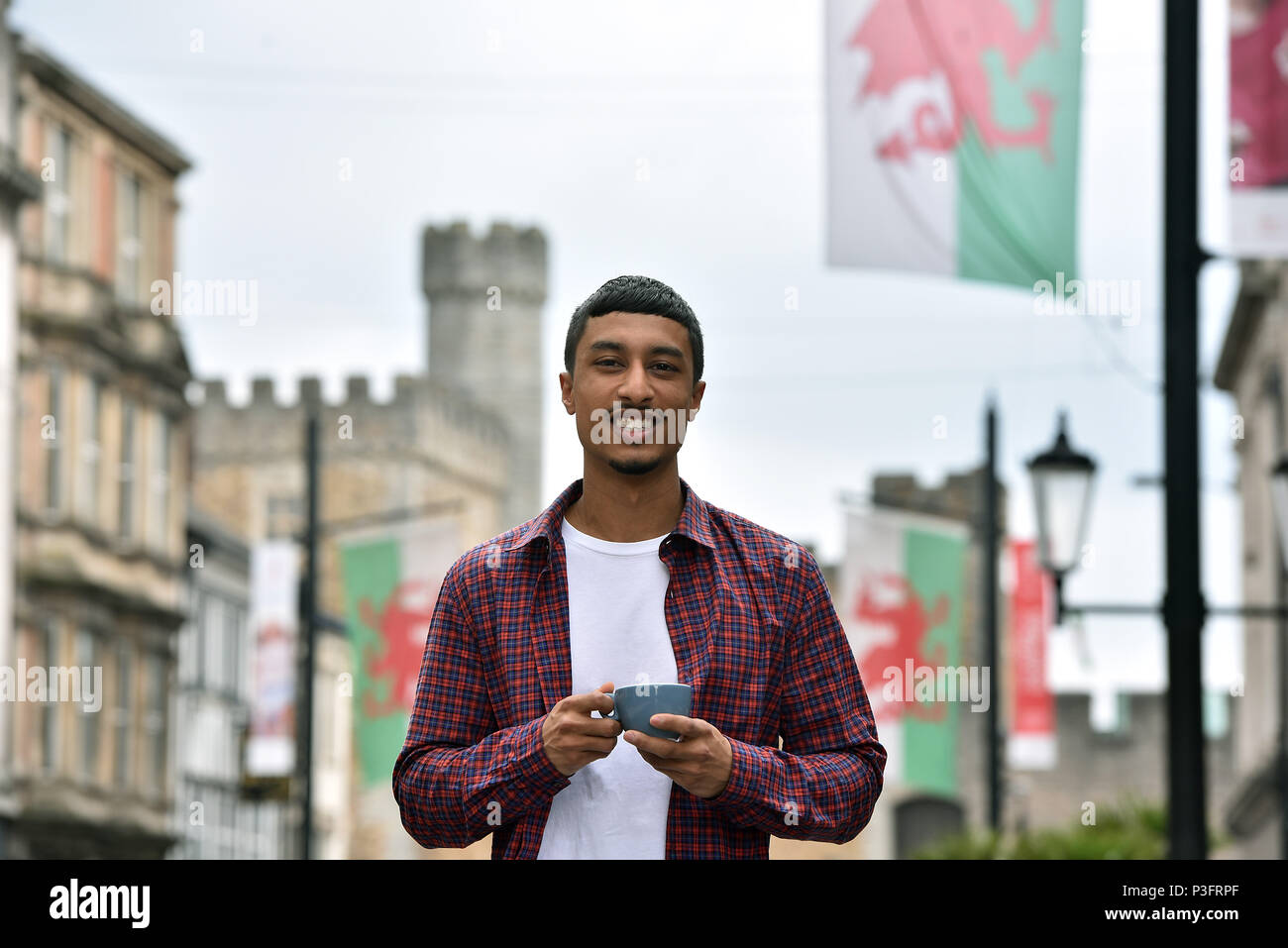 Pictures show Ibby Tarafdar, aged 27 years of Gabalfa, Cardiff. Ibby a ...