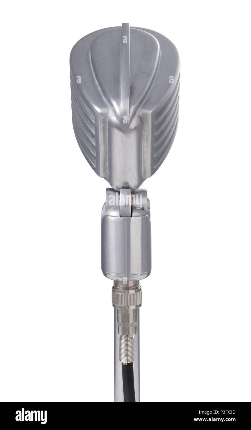 Classic microphone side view hi-res stock photography and images - Alamy