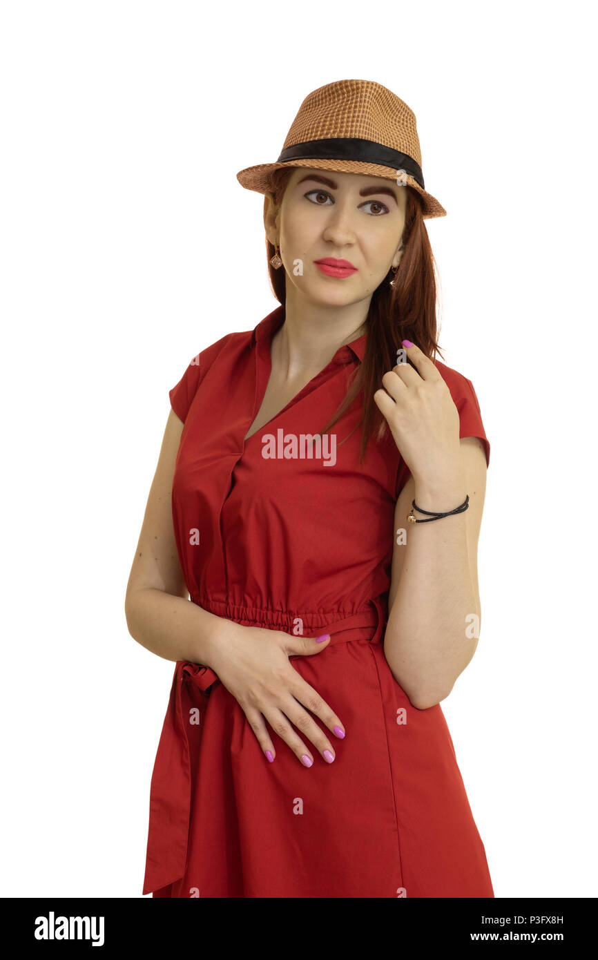 Hat fashion model hi-res stock photography and images - Alamy