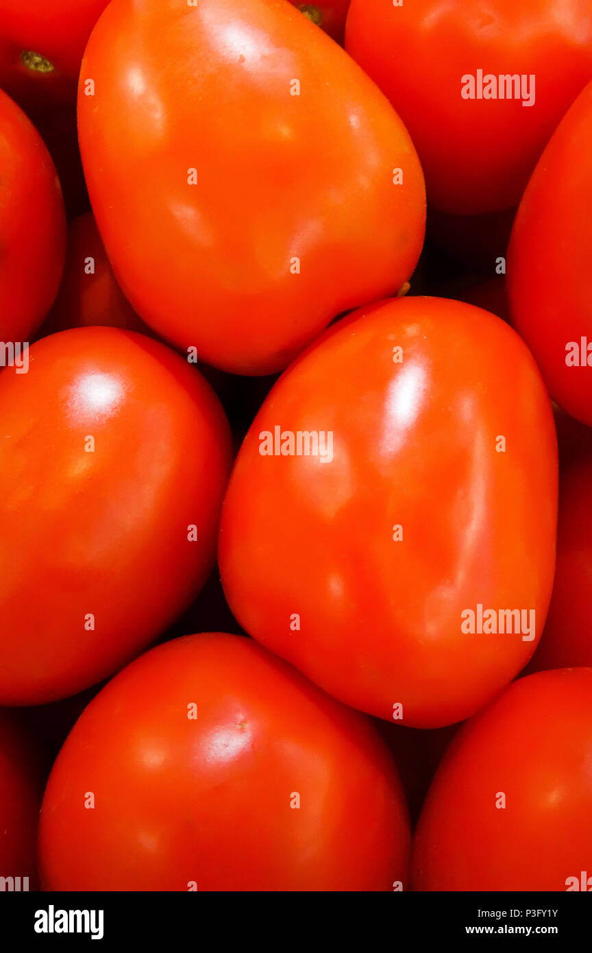 Food background - Close up shot of beautiful and juicy red plum ...