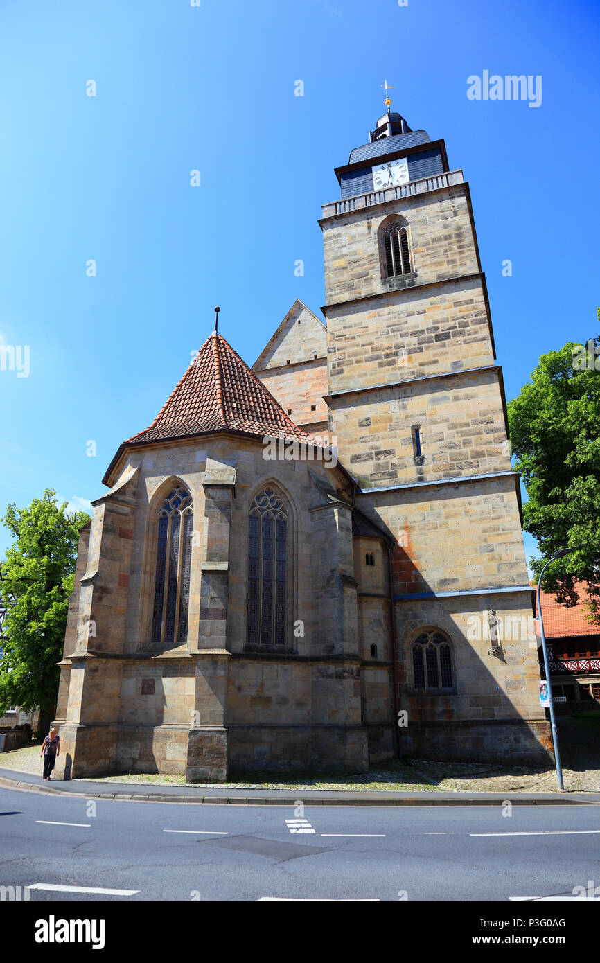 Church of the Holy Trinity at Eisfeld, a town and a municipality in the ...