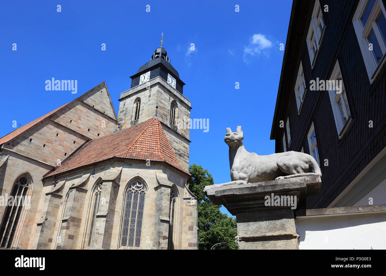 Church of the Holy Trinity at Eisfeld, a town and a municipality in the ...