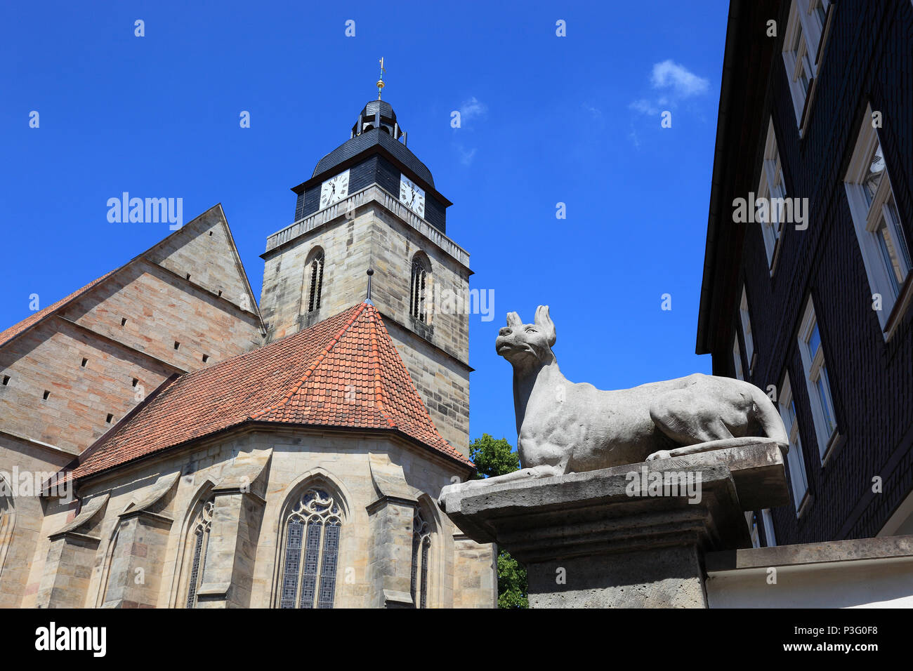 Church of the Holy Trinity at Eisfeld, a town and a municipality in the ...