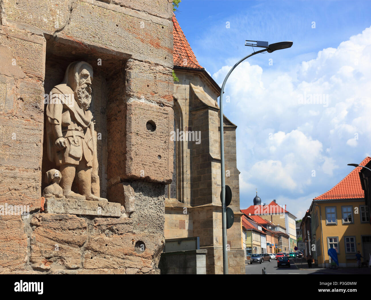 das Schulmännle, Schäfer von Eisfeld, the shepherd of Eisfeld memorial ...