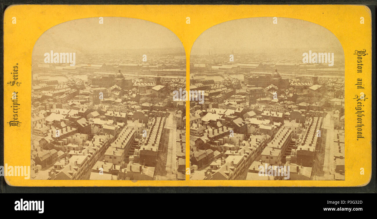 344 View from Bunker Hill monument, from Robert N. Dennis collection of ...