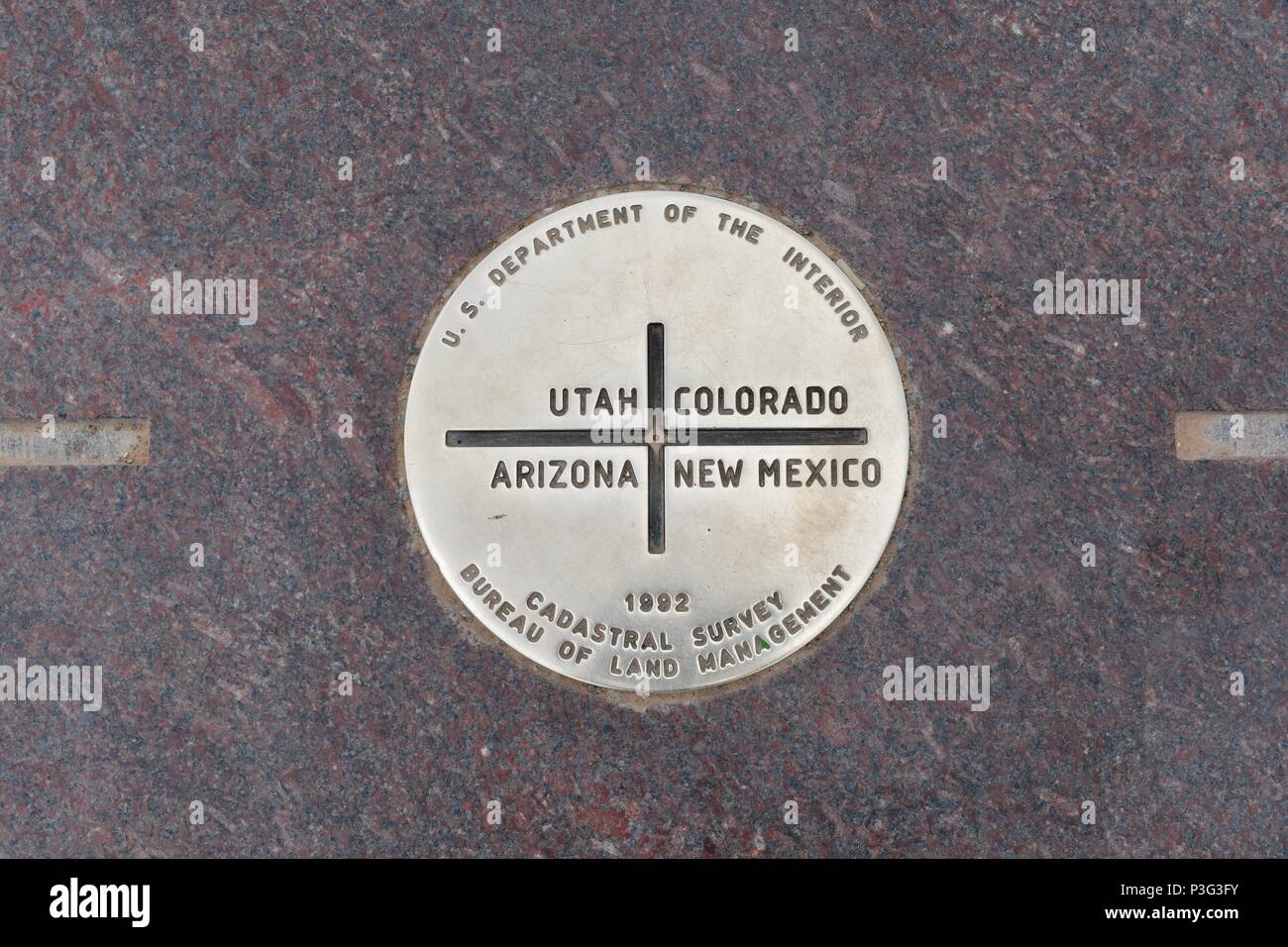 Four corner marker Stock Photo - Alamy