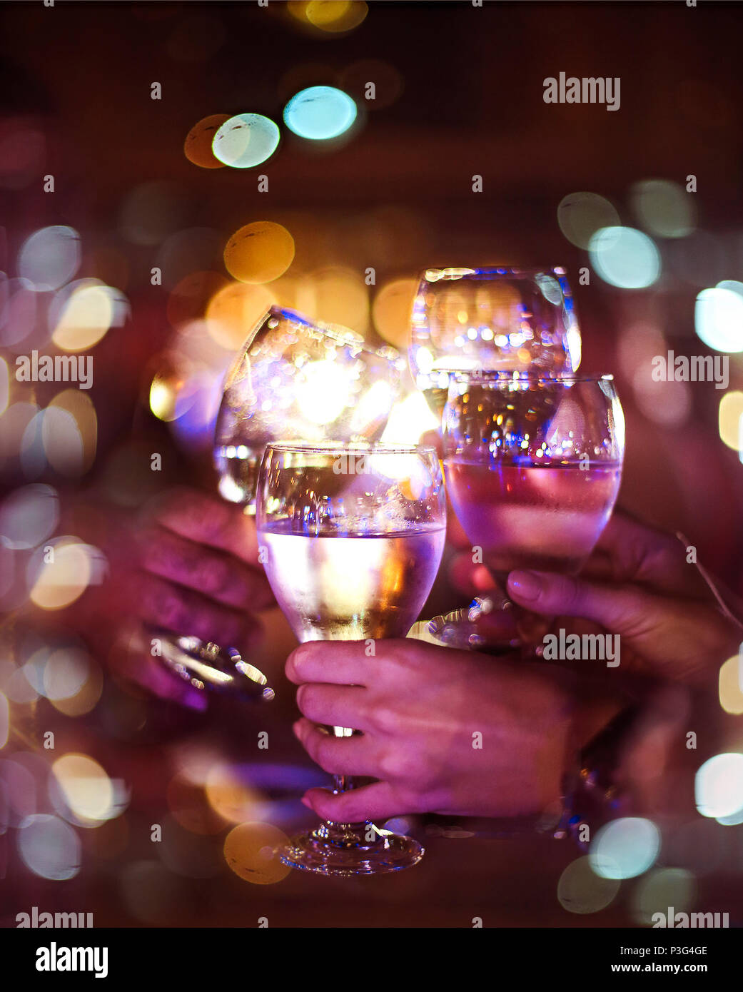 Toasting their success hi-res stock photography and images - Alamy