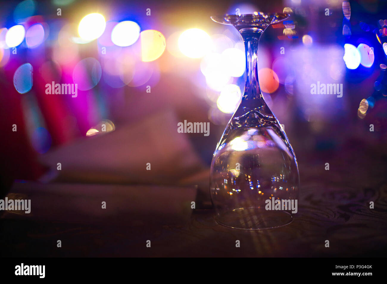 Table wine night hi-res stock photography and images - Alamy