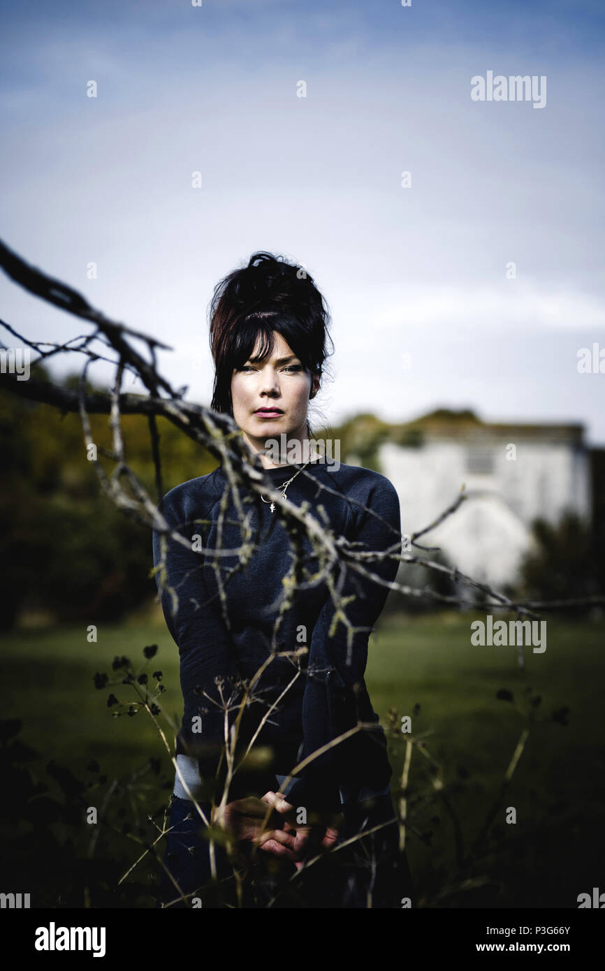 La Rochelle (central-western France). Portrait of Brisa Roche, American ...