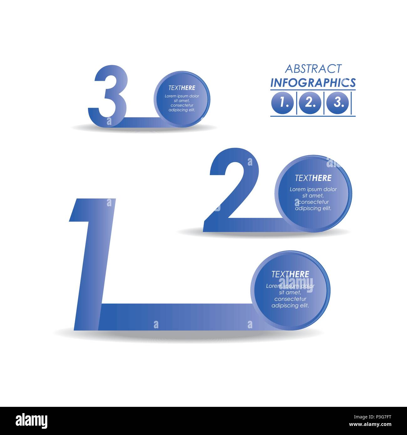 abstract infographics with numbers sketches vector illustration Stock ...