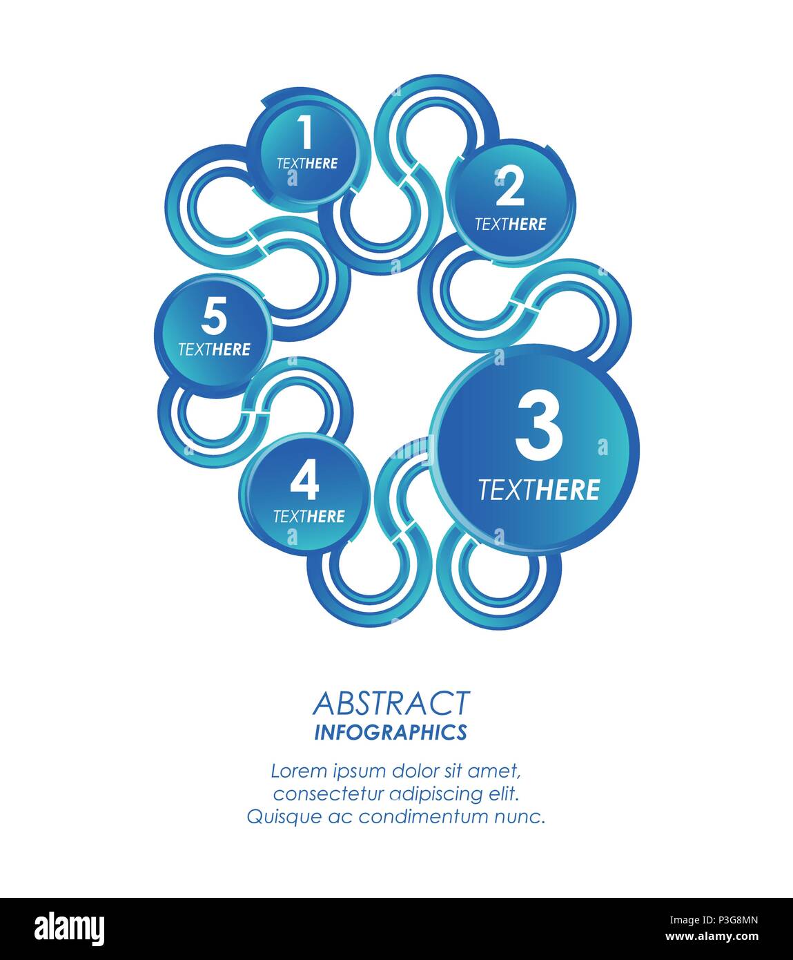 abstract infographics with numbers sketches vector illustration Stock ...