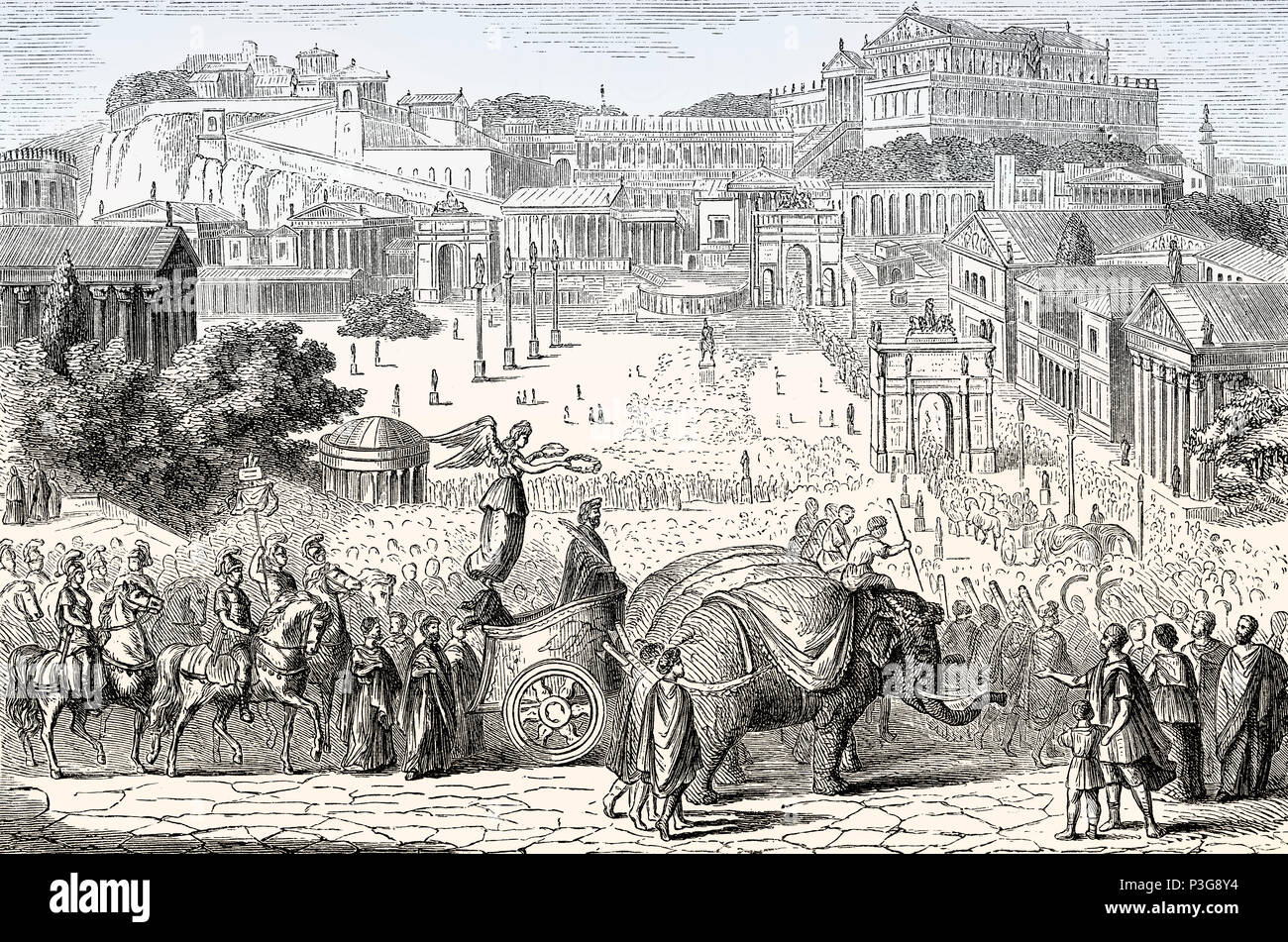 The Roman triumph, a civil ceremony and religious rite of ancient Rome ...