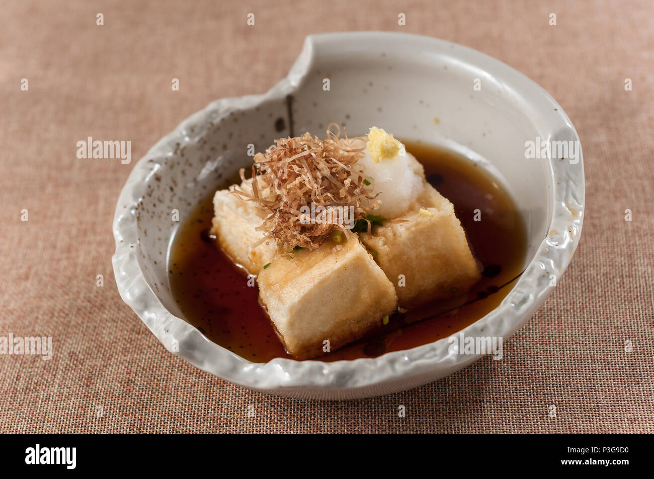 Japanese deep-fried bean curd Stock Photo - Alamy