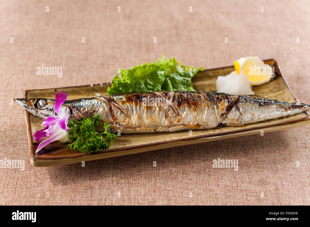 Saury fish japan hi-res stock photography and images - Alamy