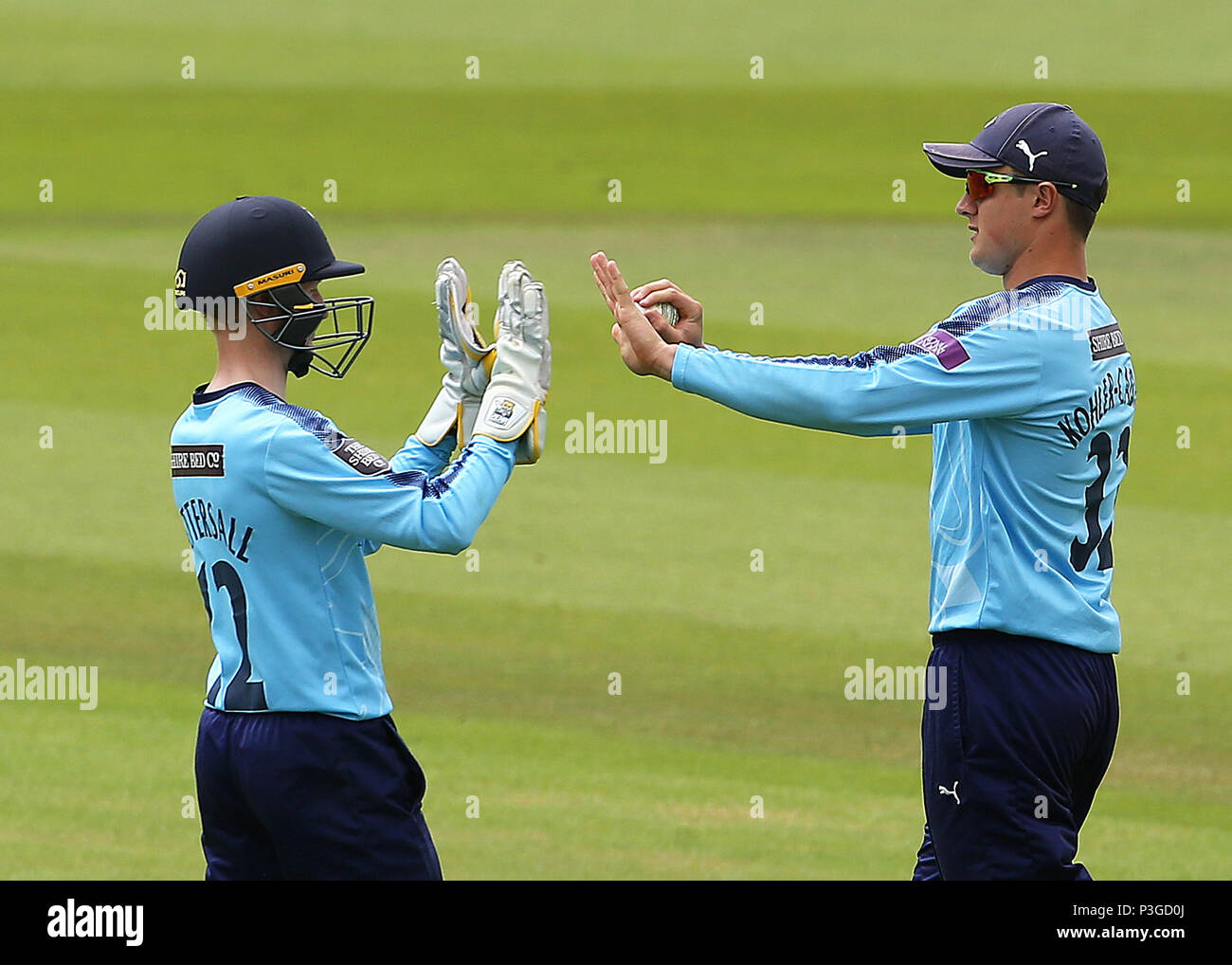 Wicket keeper jonathan tattersall hi-res stock photography and images ...