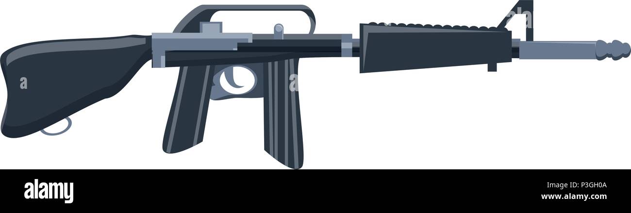 shooting gun icon over white background, vector illustration Stock ...