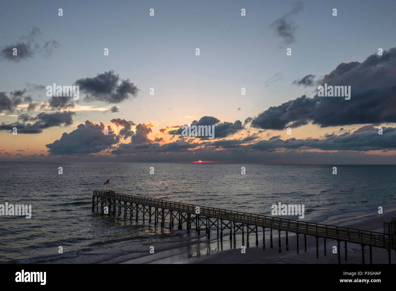 Redington Beach, Florida, USA, Tuesday, 03/10/2017, View, Sunset, Beach ...
