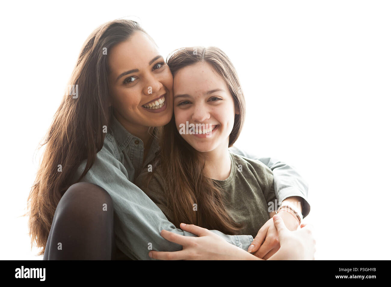 Sisters window hi-res stock photography and images - Alamy