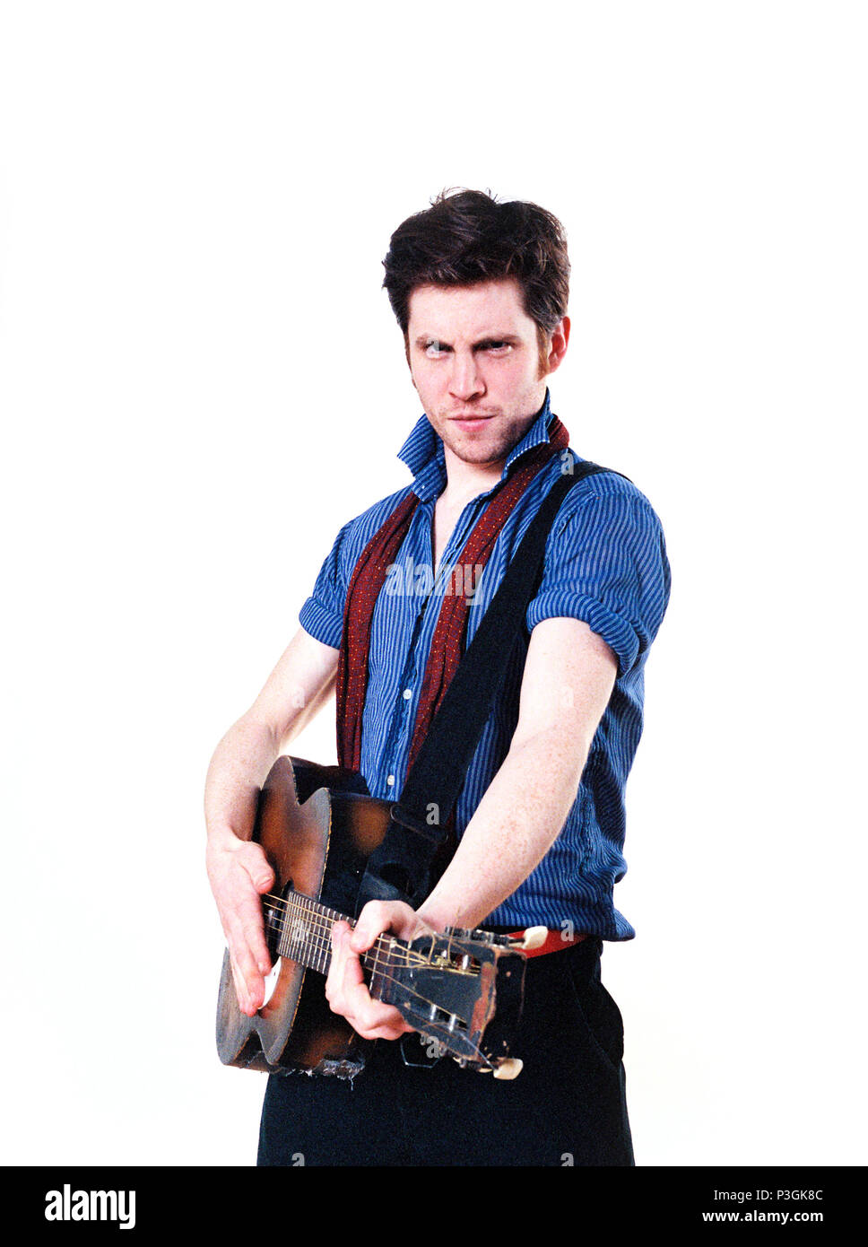 Charlie Waller lead singer of The Rumble Strips band, photographed ...