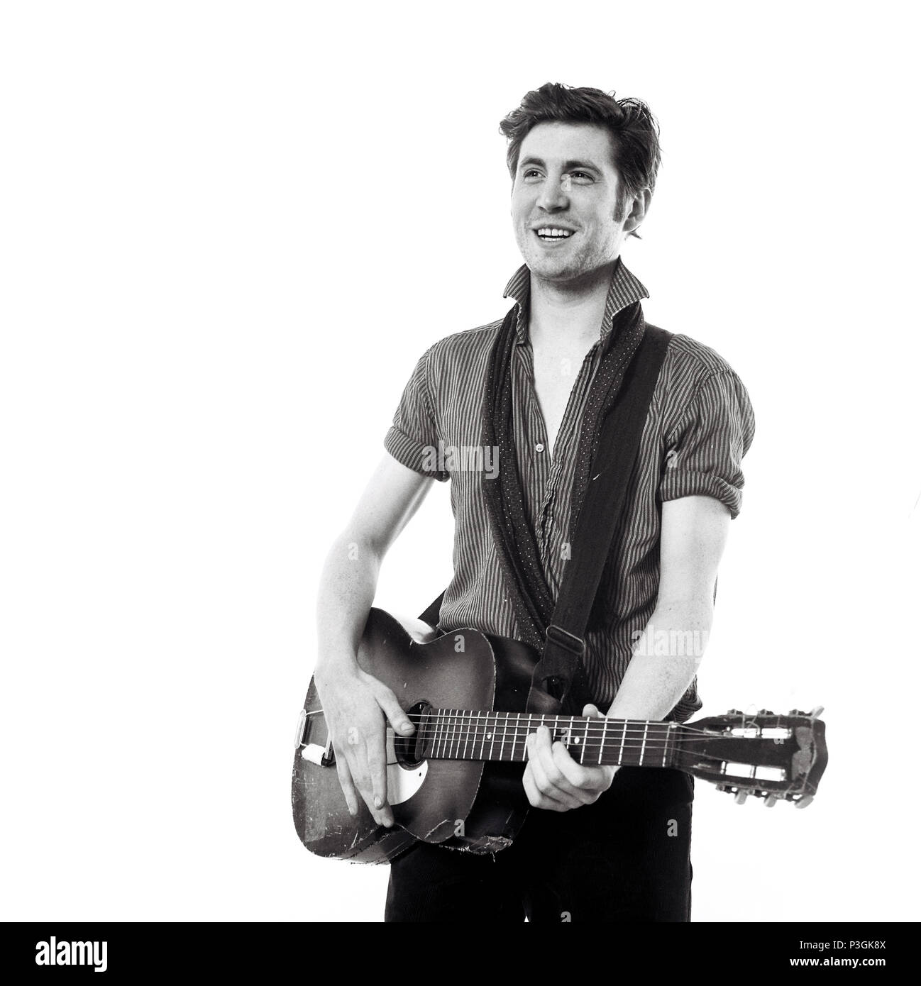 Charlie Waller lead singer of The Rumble Strips band, photographed ...