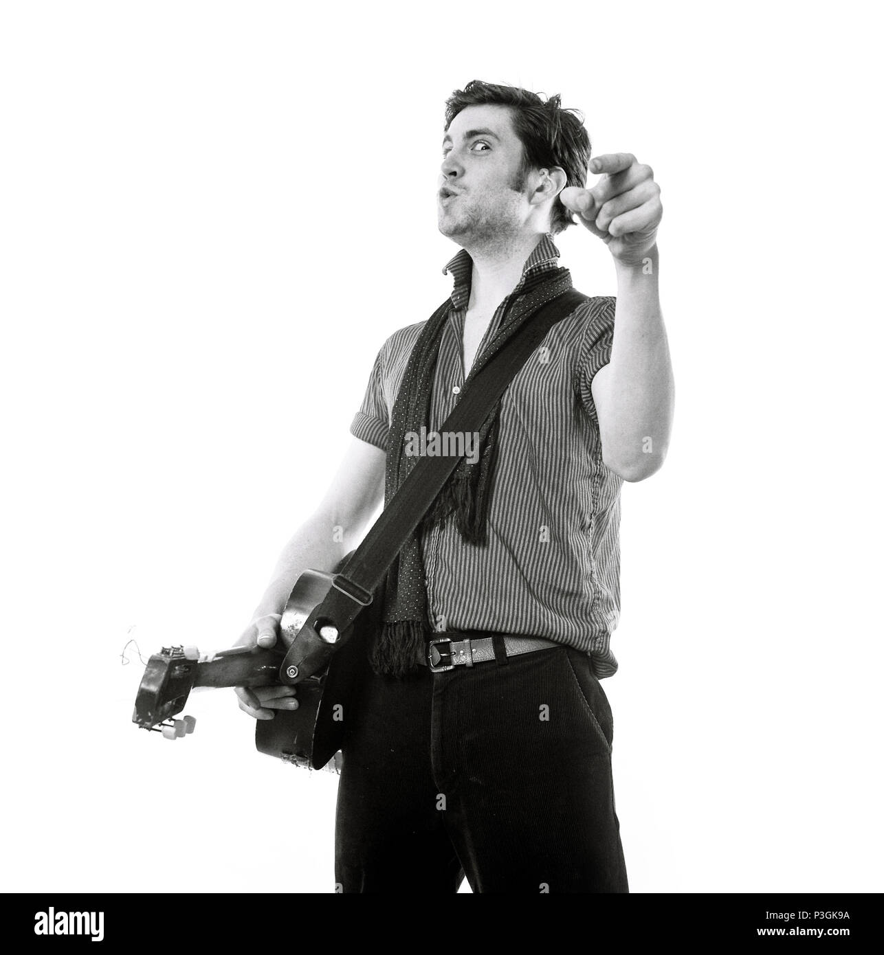 Charlie Waller lead singer of The Rumble Strips band, photographed ...