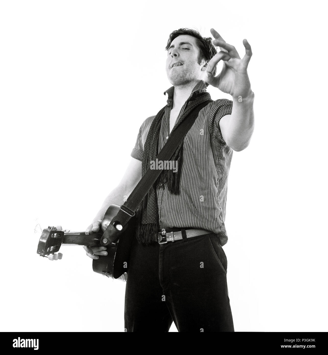 Charlie Waller lead singer of The Rumble Strips band, photographed ...