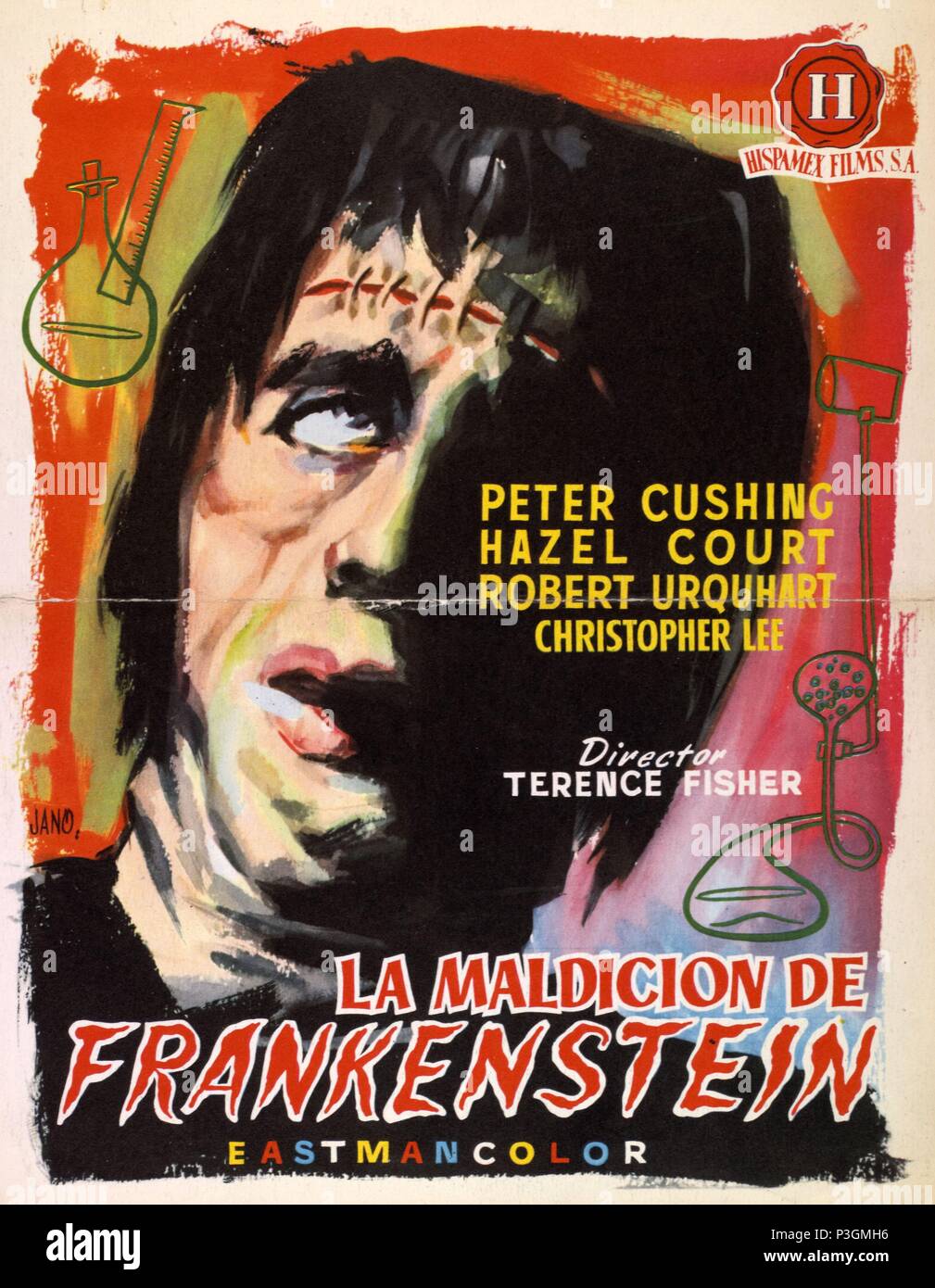 Frankenstein poster hammer hi-res stock photography and images - Alamy