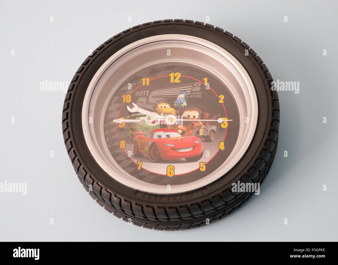 Philadelphia, Pennsylvania, May 24 2018:Tire shaped clocks hanging on ...