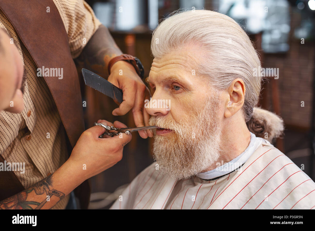 Professional haircut hi-res stock photography and images - Alamy