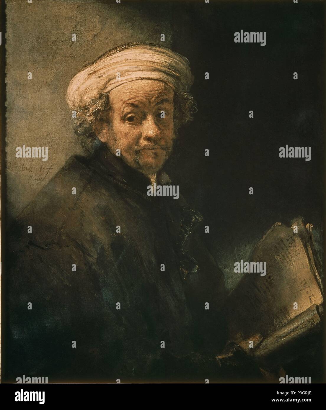 'Self-portrait as the Apostle Paul', 1661, Oil on canvas, 91 x 77 cm ...