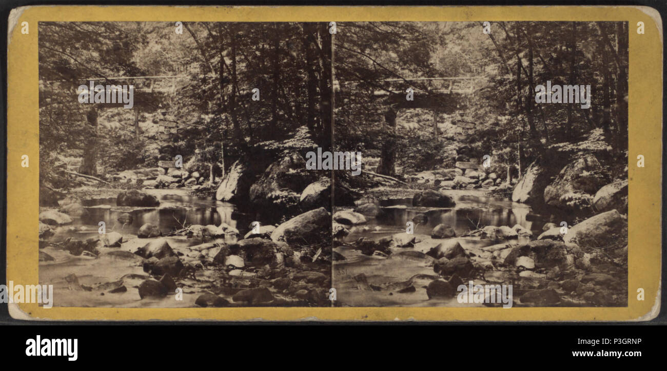 345 View from Indian Fall, looking down the Stream, by E. & H.T ...