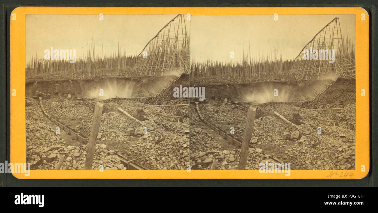 Gold run hydraulic mining hi-res stock photography and images - Alamy