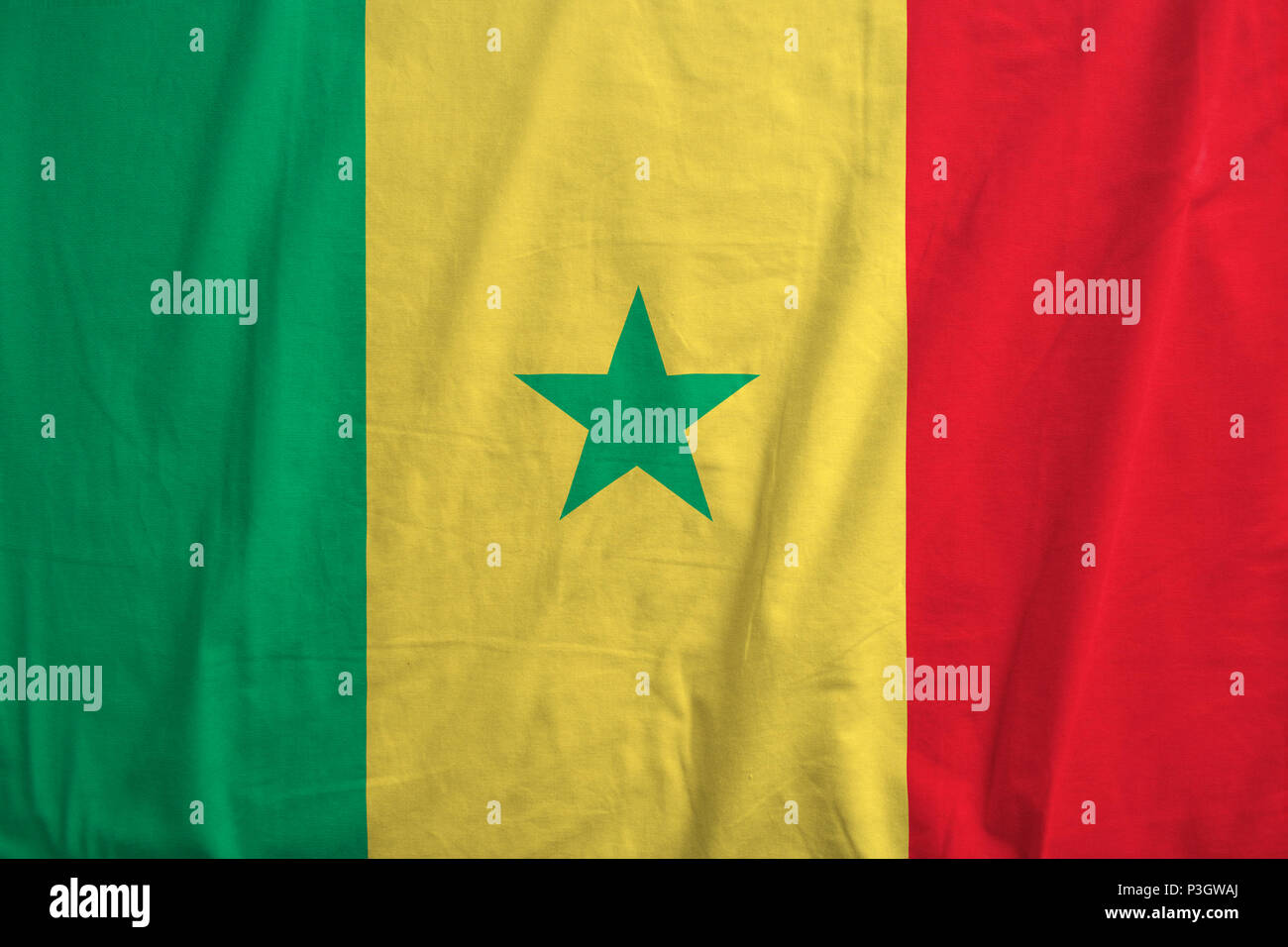3d flag senegal hi-res stock photography and images - Alamy