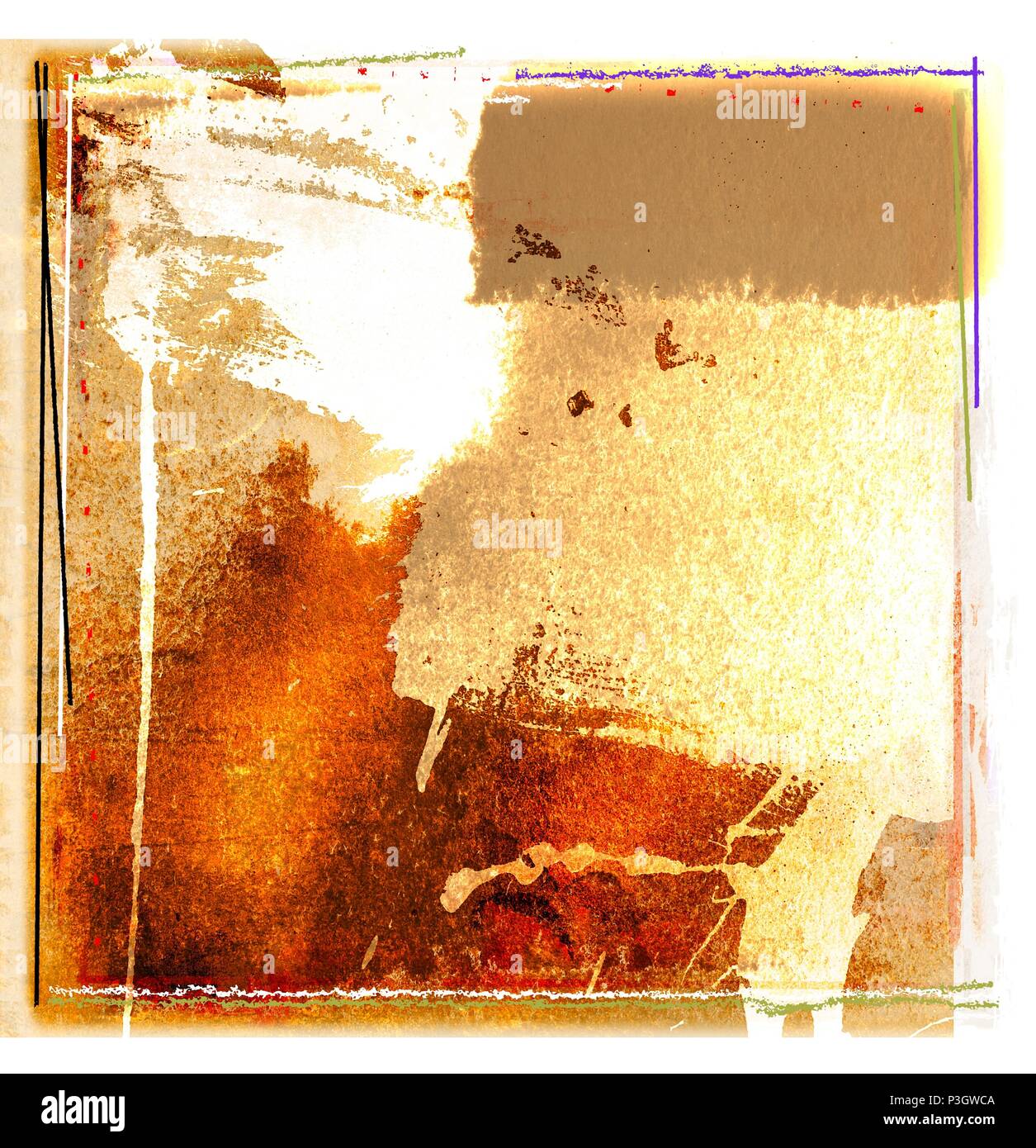 Grunge sepia abstract dripping texture background Stock Photo - Alamy