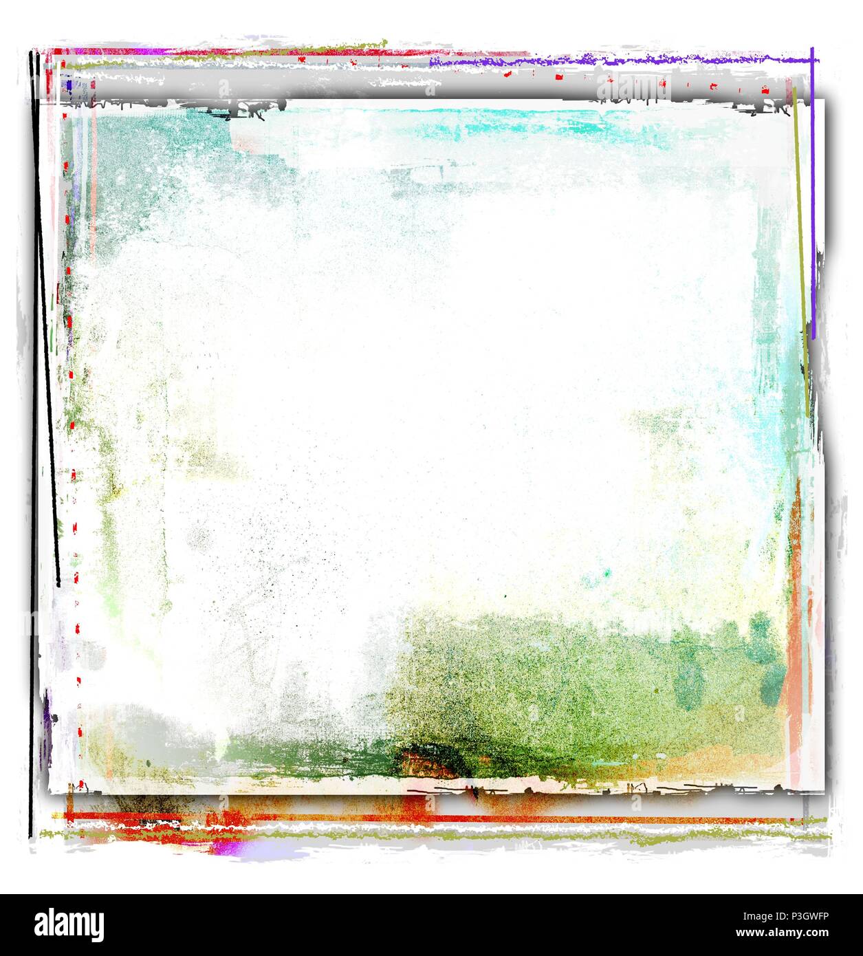 Grunge blue abstract frame background Stock Photo - Alamy