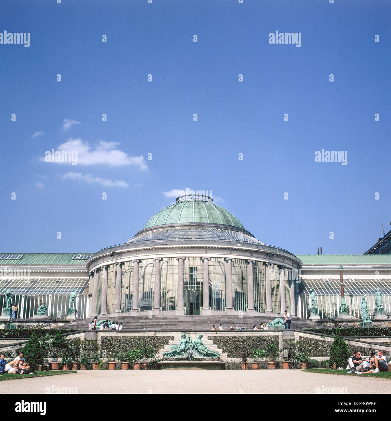 Le Botanique greenhouse, Botanical Gardens, Brussels, Belgium, Europe ...