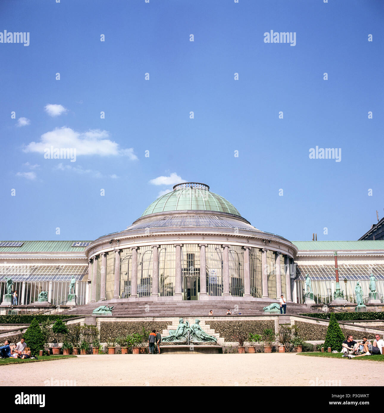Le Botanique greenhouse, Botanical Gardens, Brussels, Belgium, Europe ...