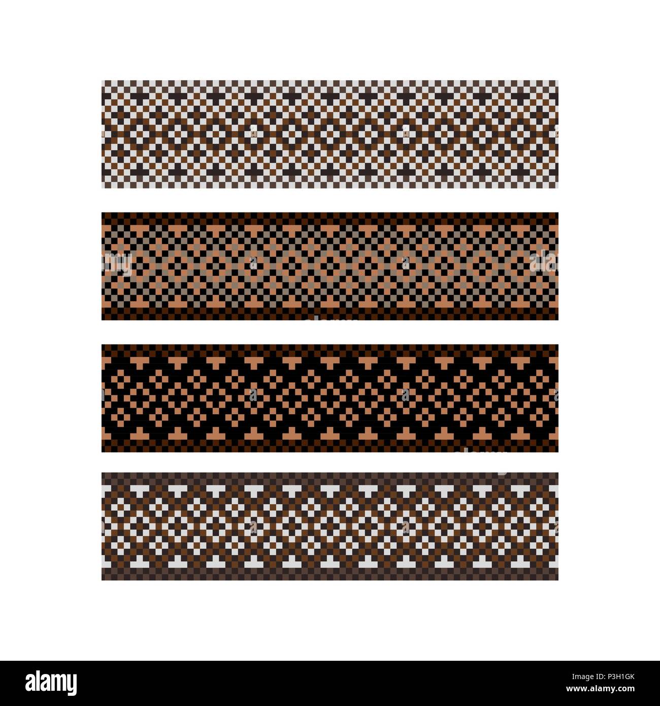 Beadwork border Cut Out Stock Images & Pictures - Alamy