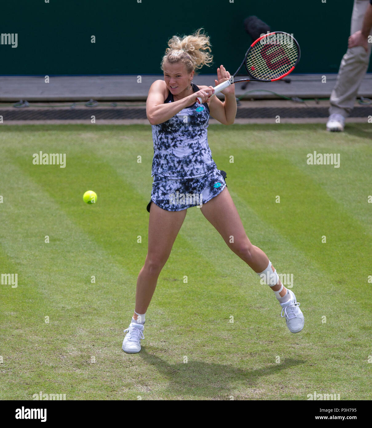 Katerina Siniakova In Action Tennis High Resolution Stock Photography ...