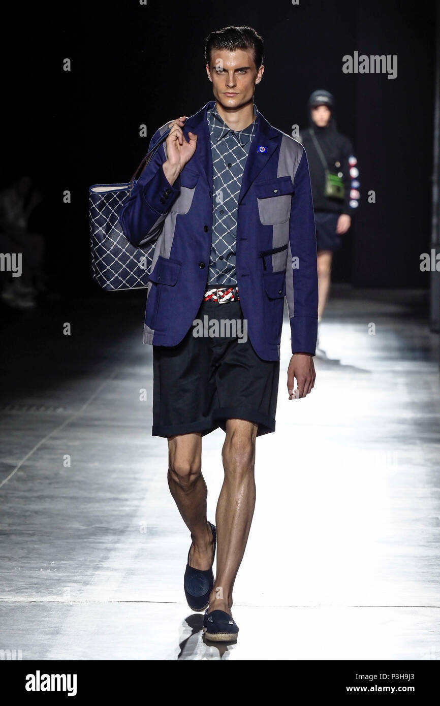 Milan, Italy. 18th June, 2018. Milan fashion man spring summer 2019 ...