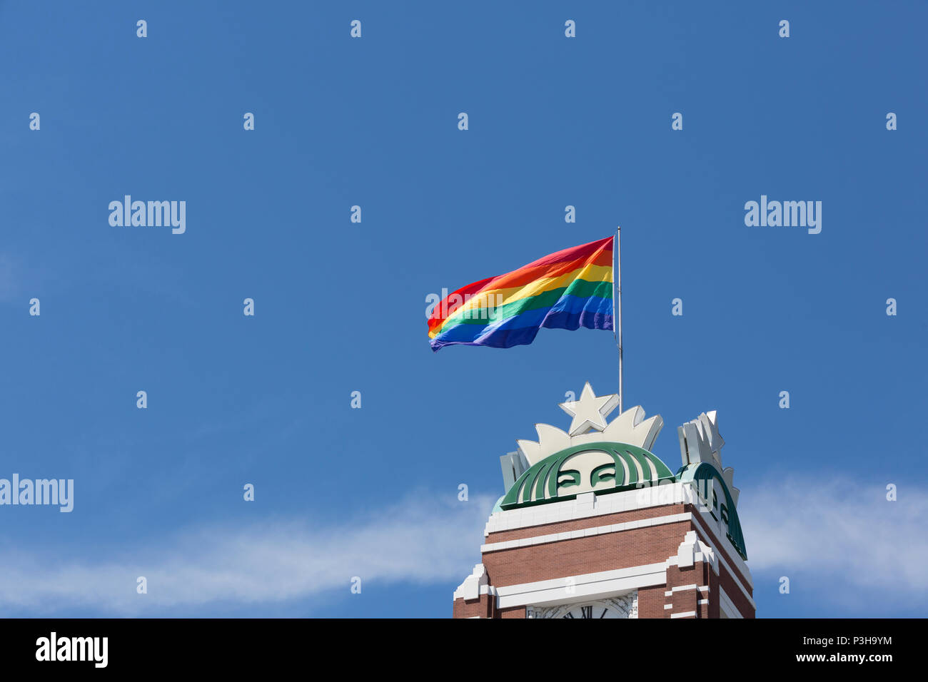 Pride starbucks logo hi-res stock photography and images - Alamy
