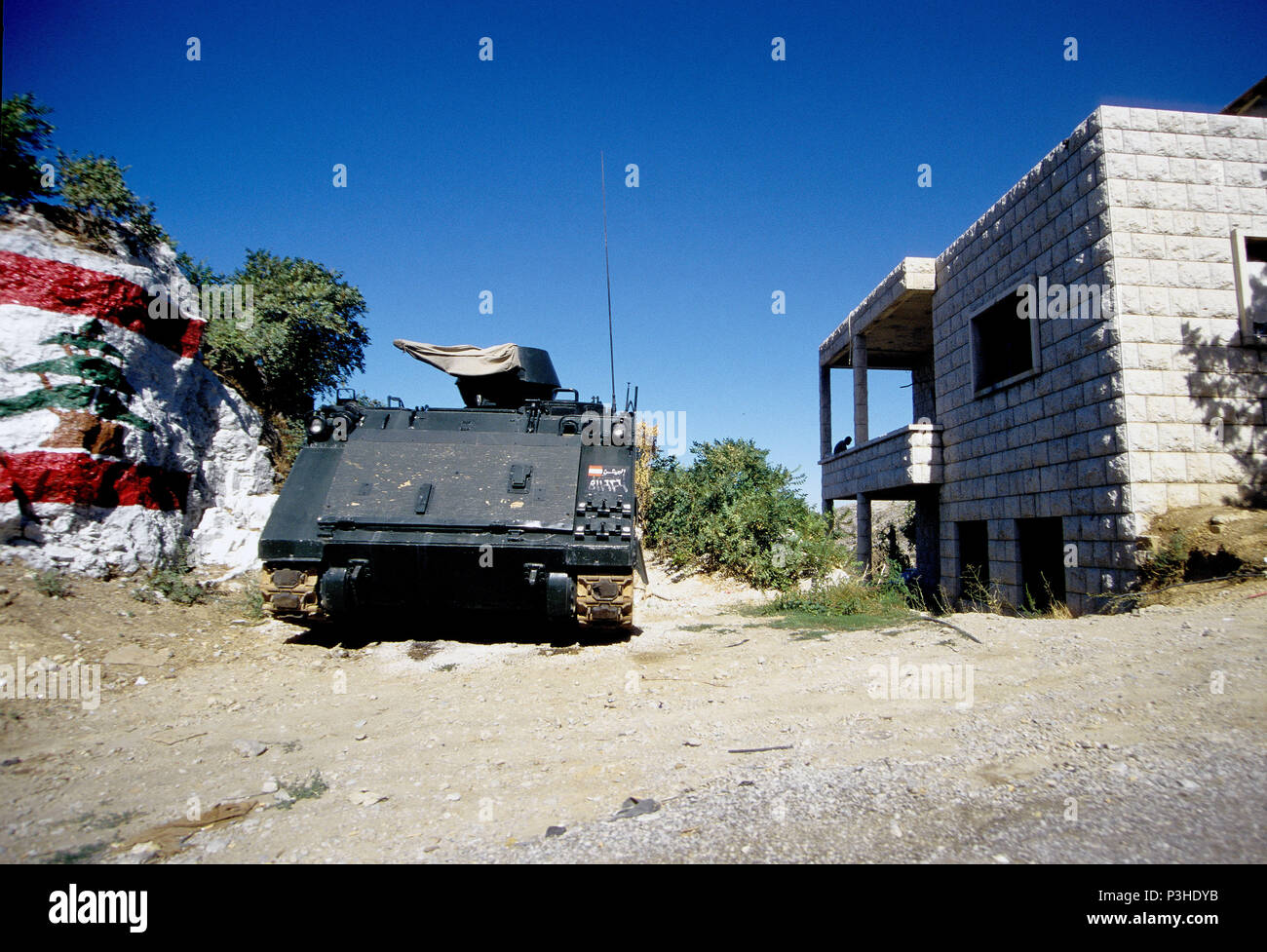 Lebanese civil war tank hi-res stock photography and images - Alamy