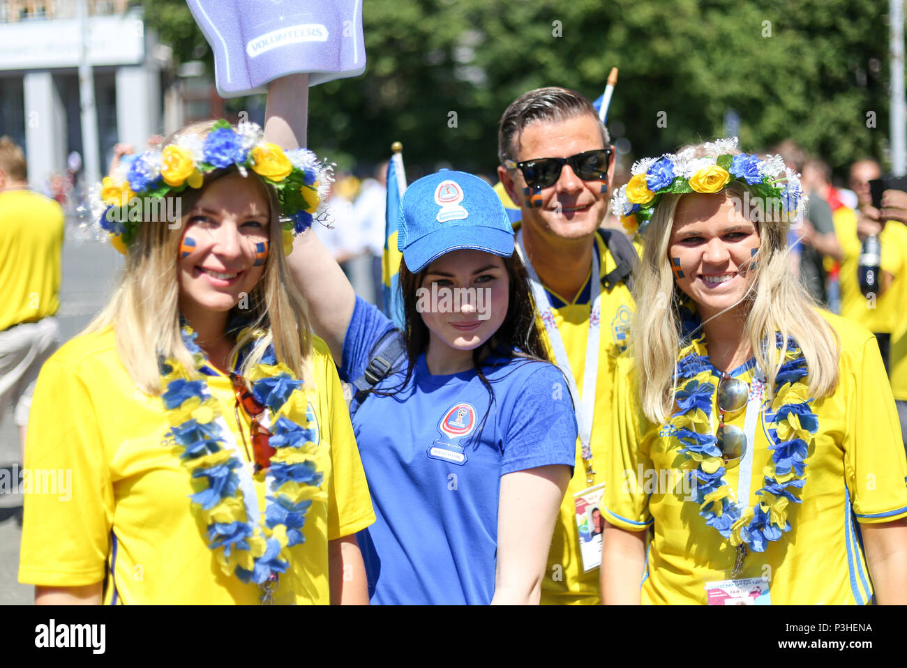 Female swedish fans in hi-res stock photography and images - Alamy