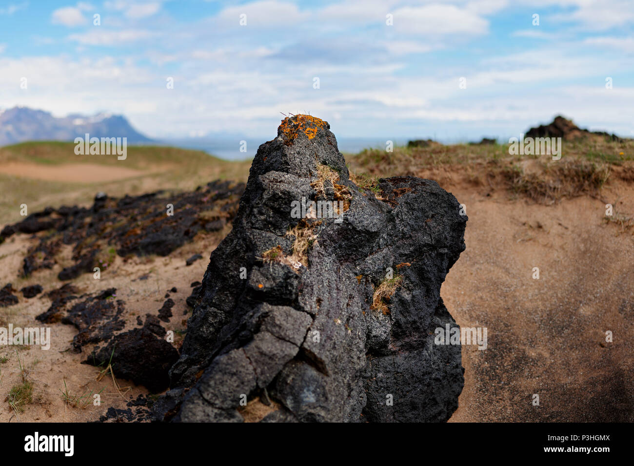 Lava sand in iceland hi-res stock photography and images - Alamy