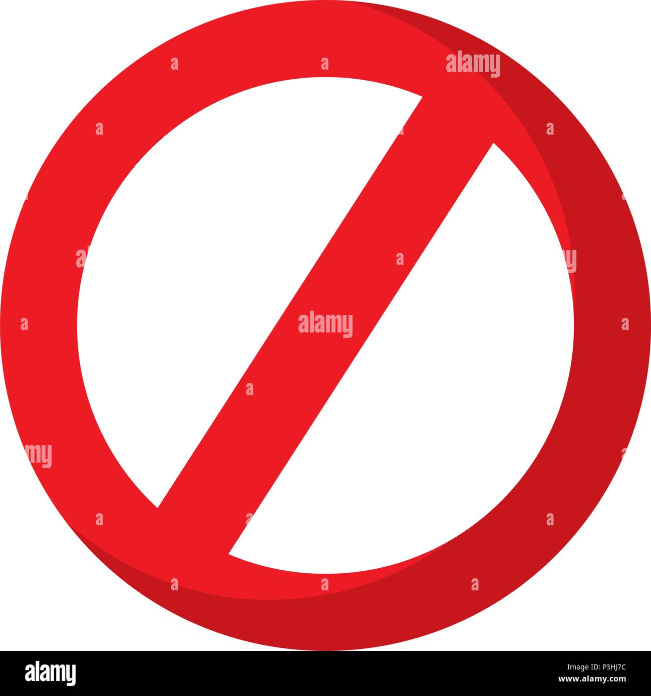 circle forbidden warning alert sign Stock Vector Image & Art - Alamy