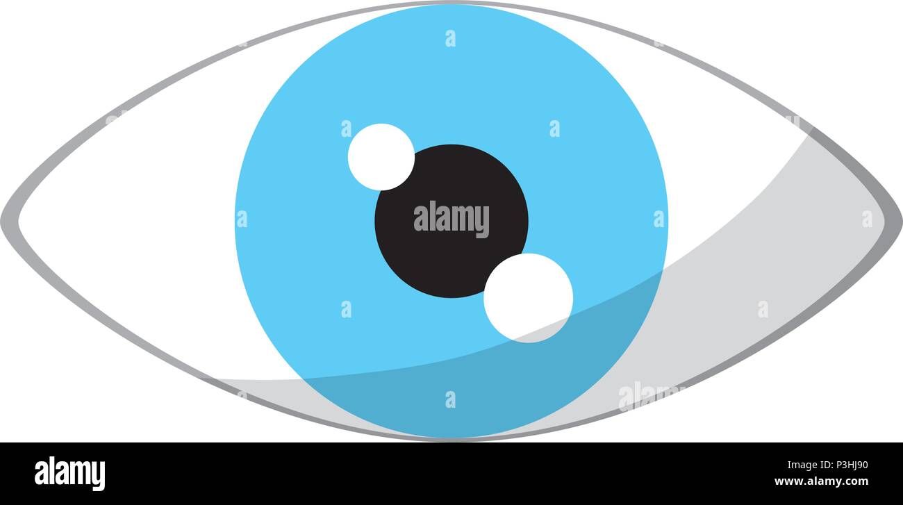 eye human vision flat design Stock Vector Image & Art - Alamy