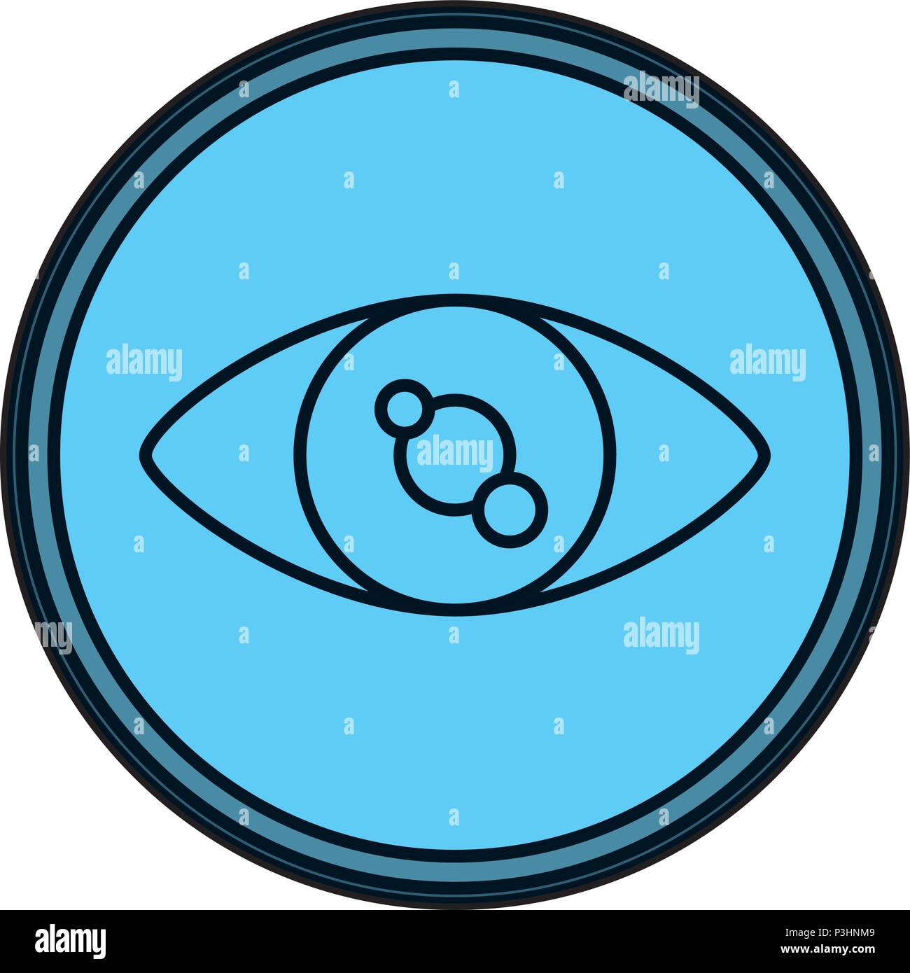 color eye graphic vision design emblem Stock Vector Image & Art - Alamy