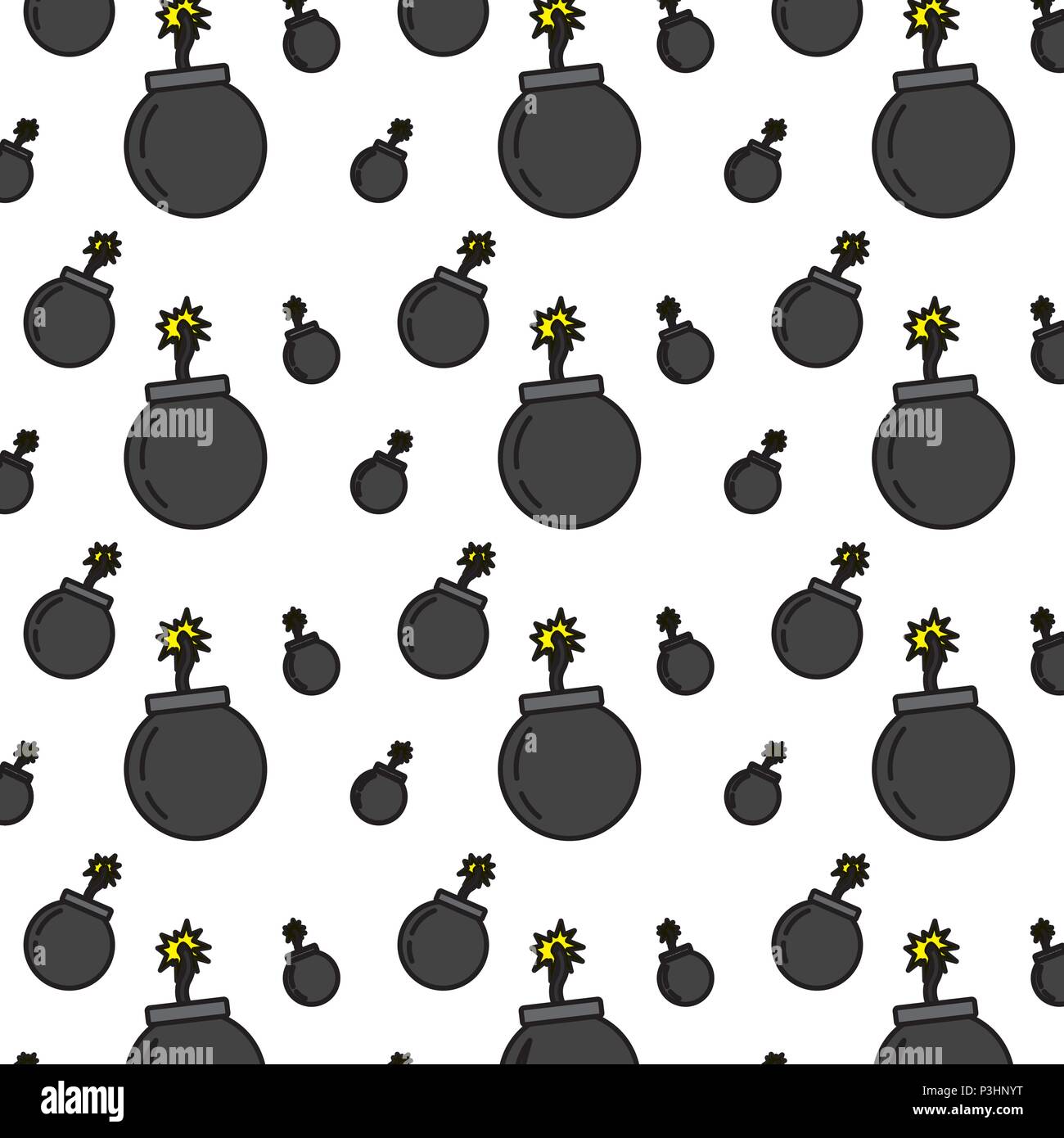 color explotion bomb danger weapon background Stock Vector Image & Art ...