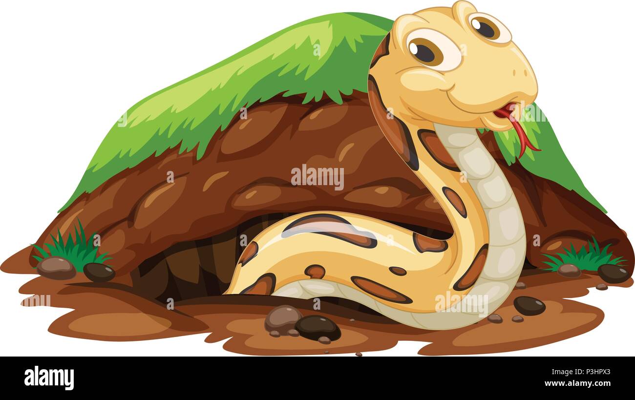 Snakes hole Stock Vector Images - Alamy