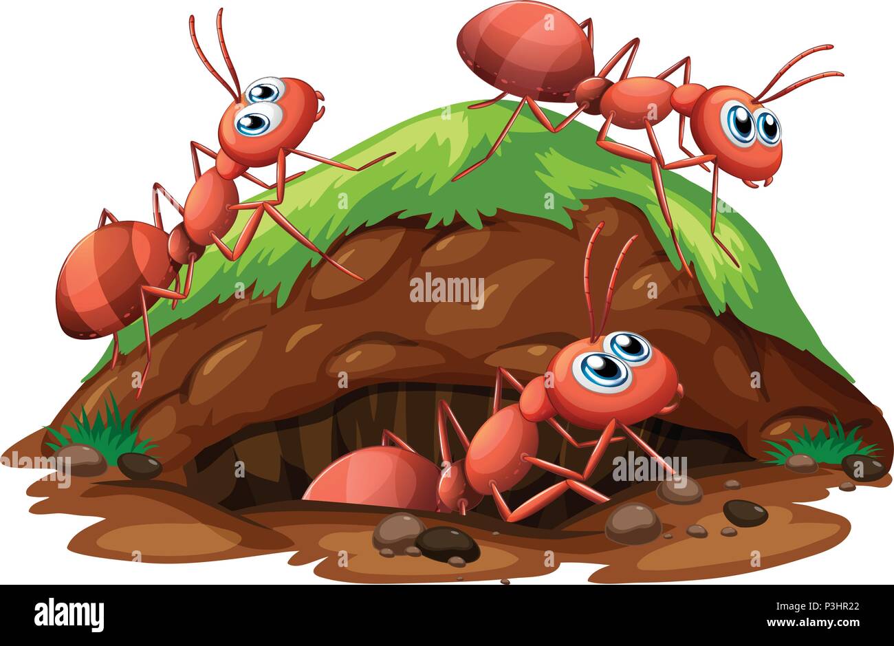Cartoon art illustration funny ants hi-res stock photography and images ...